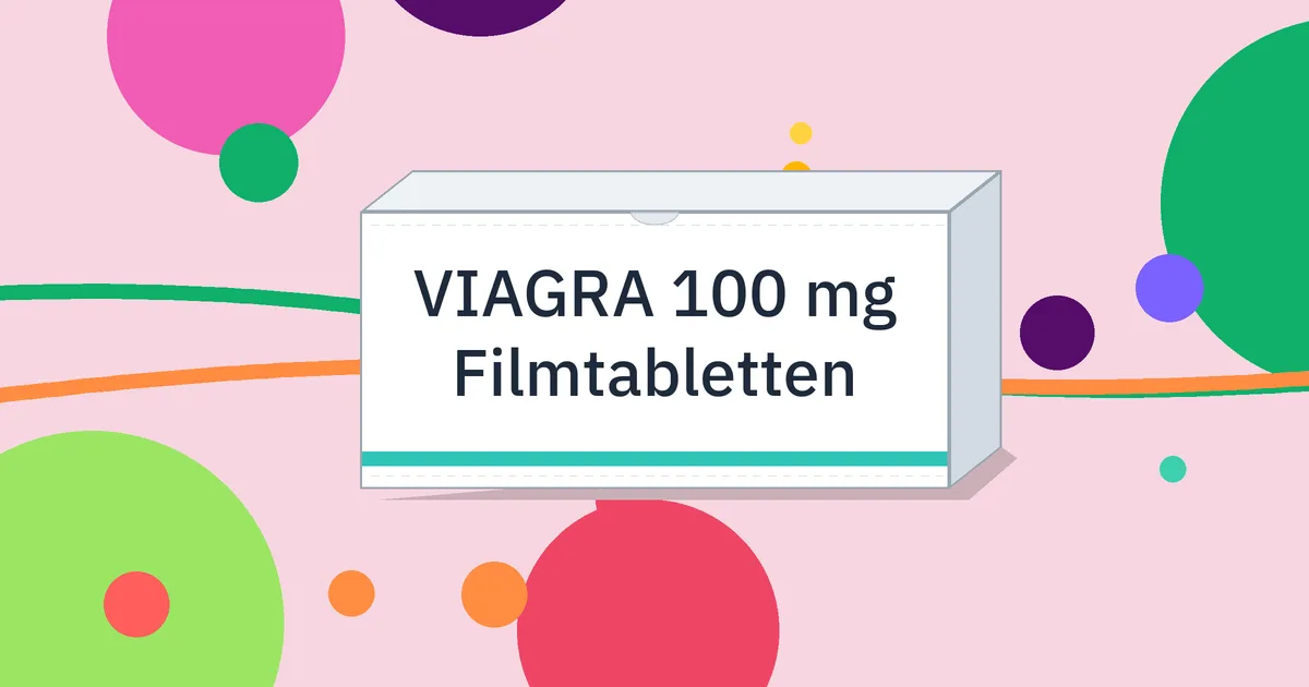 Symbolbild: Packung mit der Aufschrift VIAGRA 100 mg Filmtabletten (PZN 04320262) – Verfügbarkeit und Bezug in Apotheken in Frankfurt am Main