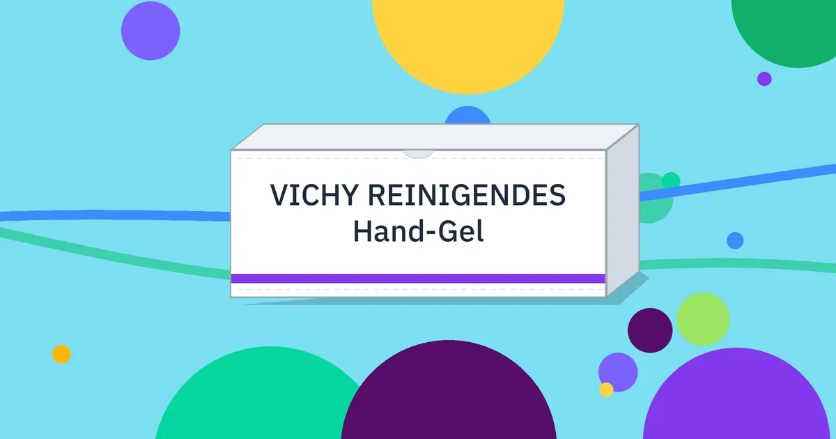 Symbolbild: Packung mit der Aufschrift VICHY REINIGENDES Hand-Gel (PZN 16671989) – Verfügbarkeit und Bezug in Apotheken in Frankfurt am Main