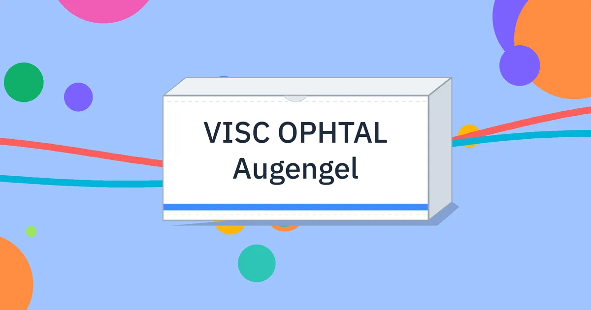 Symbolbild: Packung mit der Aufschrift VISC OPHTAL Augengel (PZN 00058399) – Verfügbarkeit und Bezug in Apotheken in Frankfurt am Main