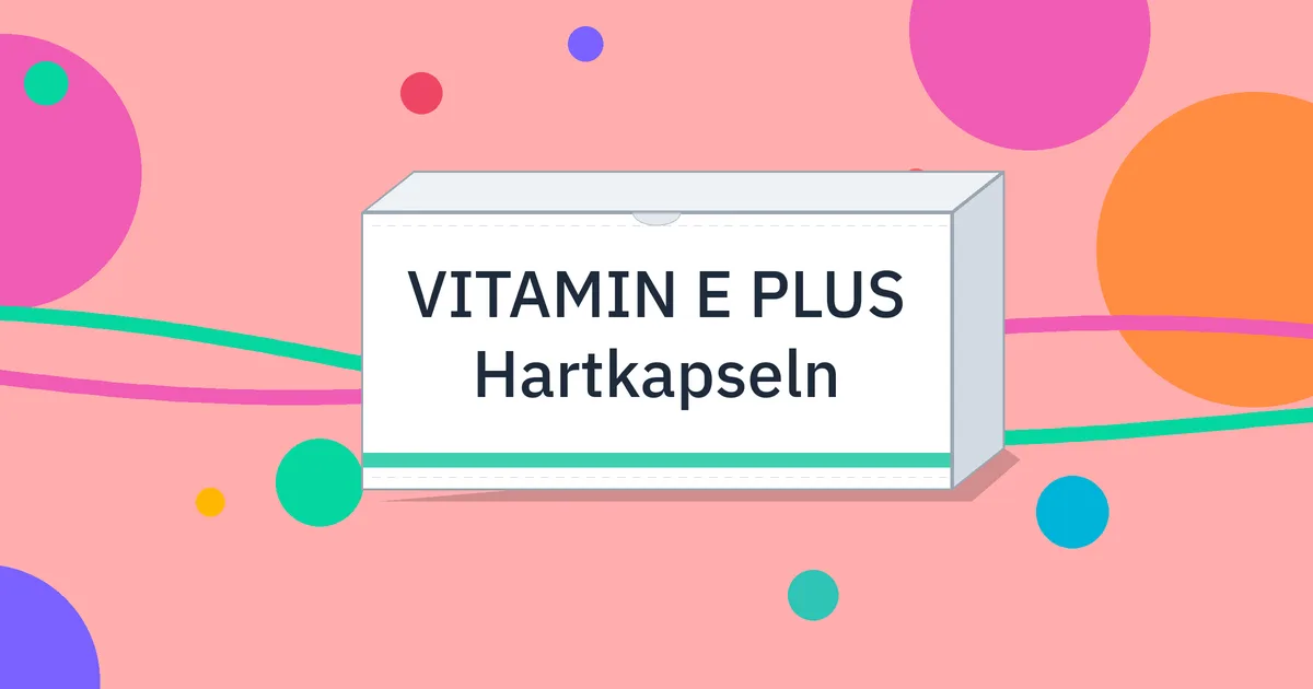 Symbolbild: Packung mit der Aufschrift VITAMIN E PLUS Hartkapseln (PZN 15660630) – Verfügbarkeit und Bezug in Apotheken in Frankfurt am Main