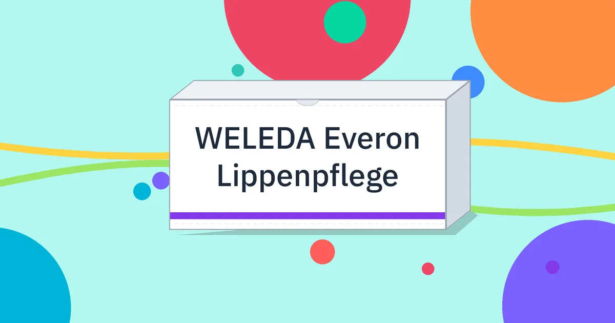 Symbolbild: Packung mit der Aufschrift WELEDA Everon Lippenpflege (PZN 07151050) – Verfügbarkeit und Bezug in Apotheken in Frankfurt am Main