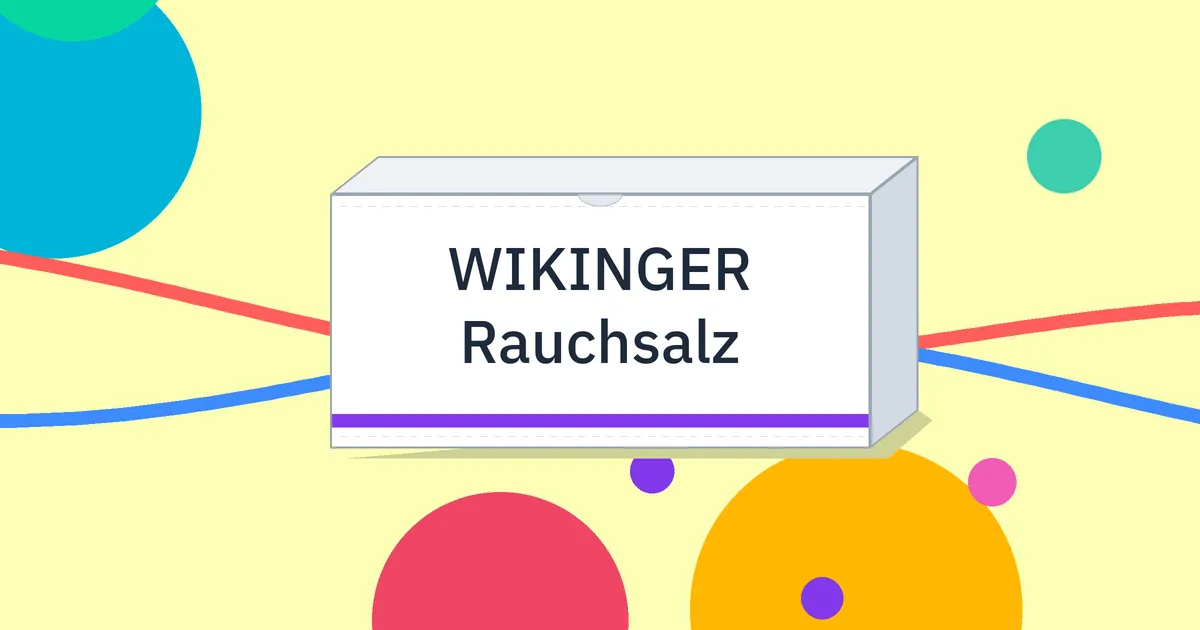 Symbolbild: Packung mit der Aufschrift WIKINGER Rauchsalz (PZN 19307882) – Verfügbarkeit und Bezug in Apotheken in Frankfurt am Main