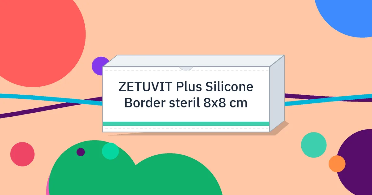Symbolbild: Packung mit der Aufschrift ZETUVIT Plus Silicone Border steril 8x8 cm (PZN 19203527) – Verfügbarkeit und Bezug in Apotheken in Frankfurt am Main