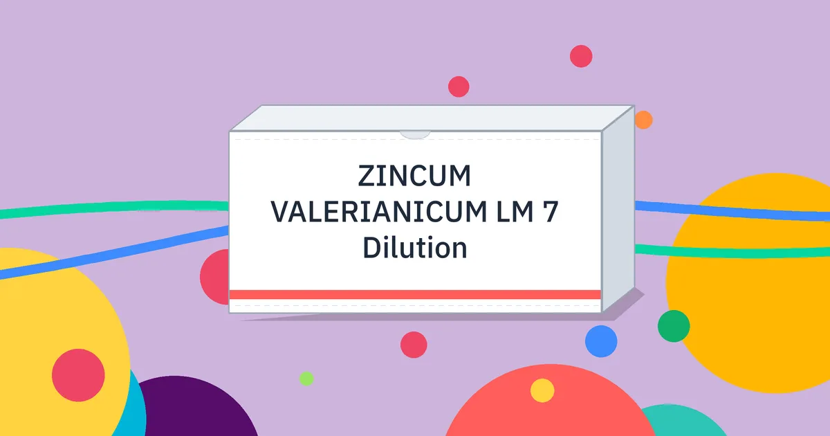 Symbolbild: Packung mit der Aufschrift ZINCUM VALERIANICUM LM 7 Dilution (PZN 13300809) – Verfügbarkeit und Bezug in Apotheken in Frankfurt am Main