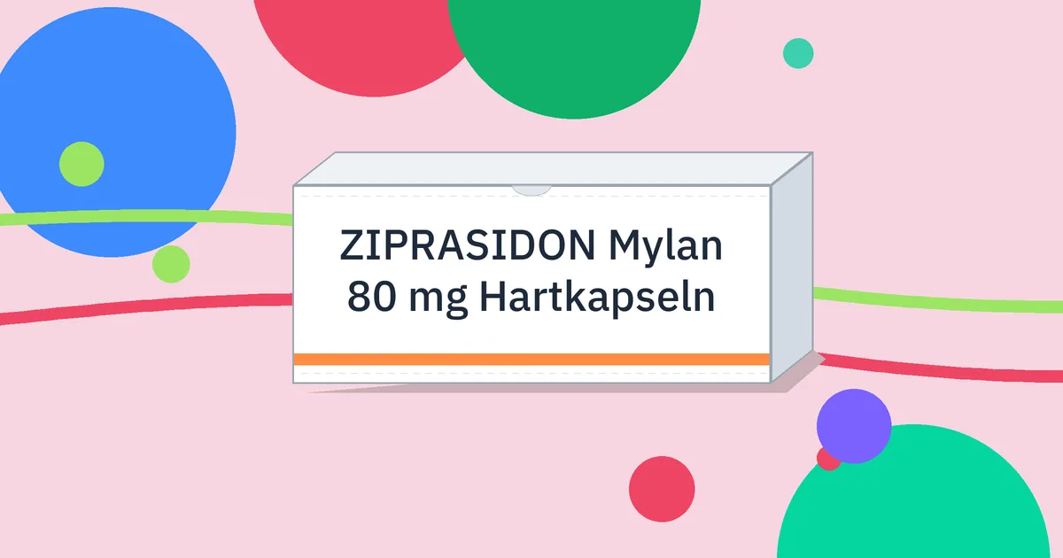 Symbolbild: Packung mit der Aufschrift ZIPRASIDON Mylan 80 mg Hartkapseln (PZN 03904558) – Verfügbarkeit und Bezug in Apotheken in Frankfurt am Main