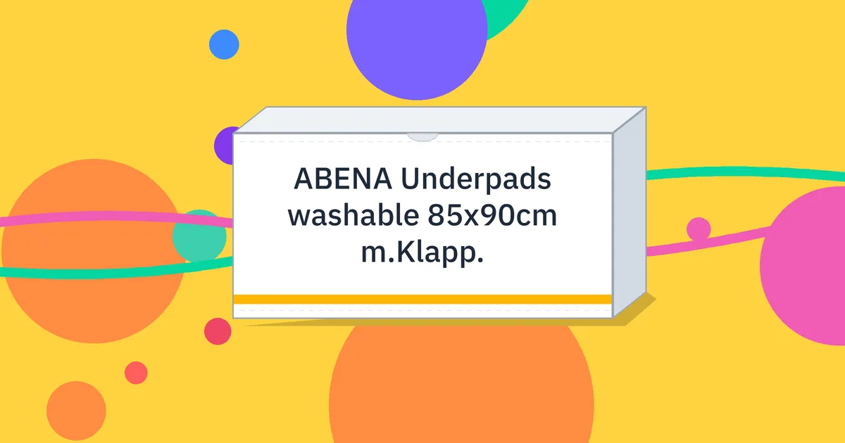 Symbolbild: Packung mit der Aufschrift ABENA Underpads washable 85x90cm m.Klapp. (PZN 18745083) – Verfügbarkeit und Bezug in Apotheken in Frankfurt am Main