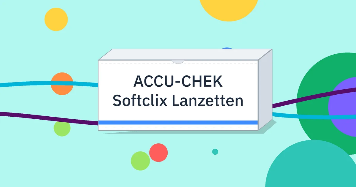 Symbolbild: Packung mit der Aufschrift ACCU-CHEK Softclix Lanzetten (PZN 01998845) – Verfügbarkeit und Bezug in Apotheken in Frankfurt am Main
