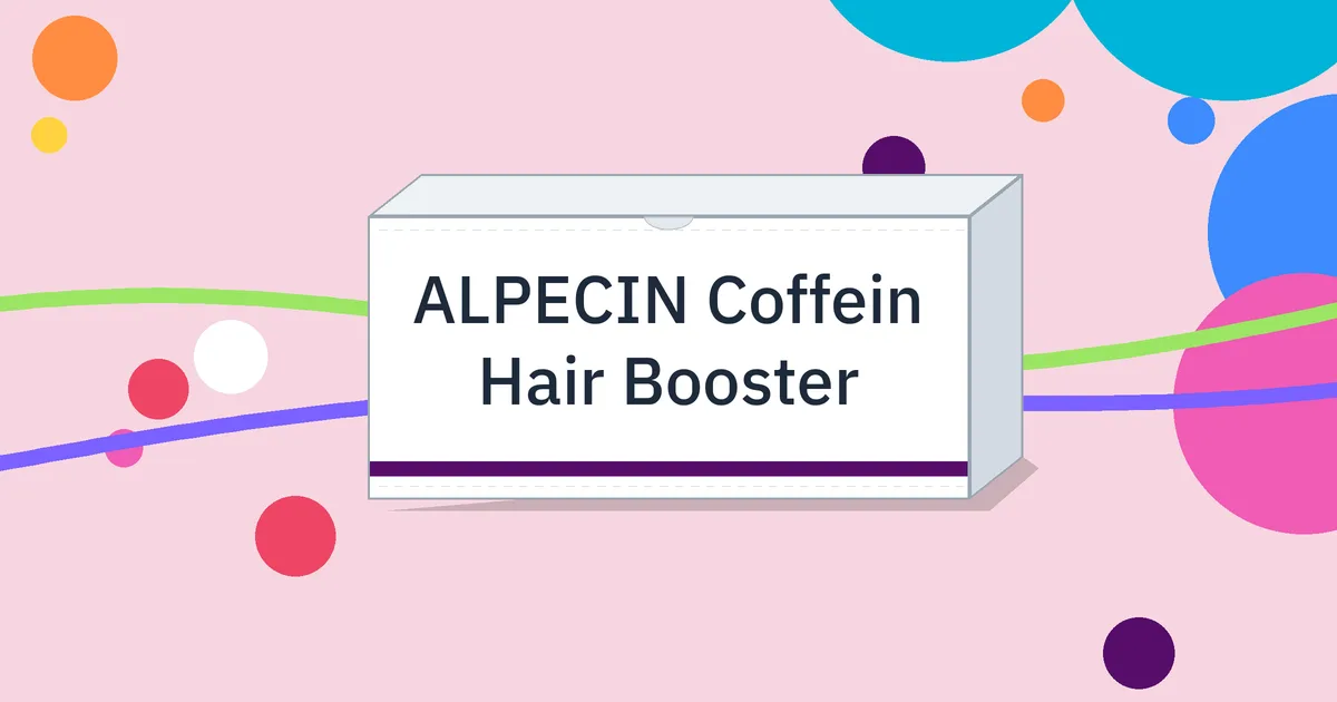Symbolbild: Packung mit der Aufschrift ALPECIN Coffein Hair Booster (PZN 18205530) – Verfügbarkeit und Bezug in Apotheken in Frankfurt am Main