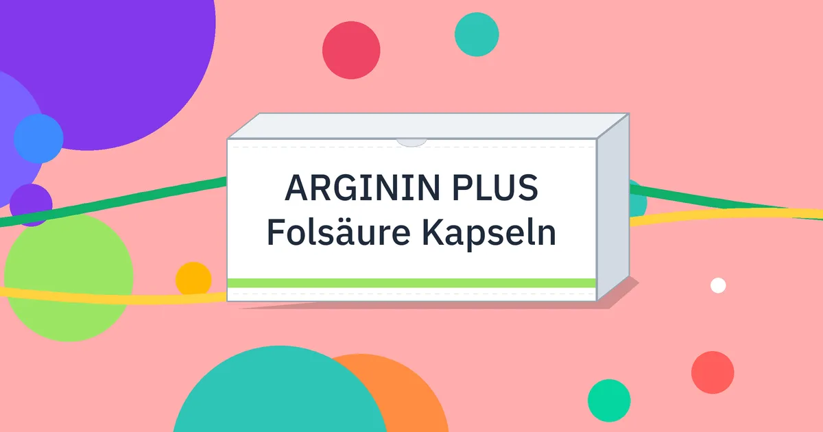 Symbolbild: Packung mit der Aufschrift ARGININ PLUS Folsäure Kapseln (PZN 09156123) – Verfügbarkeit und Bezug in Apotheken in Frankfurt am Main