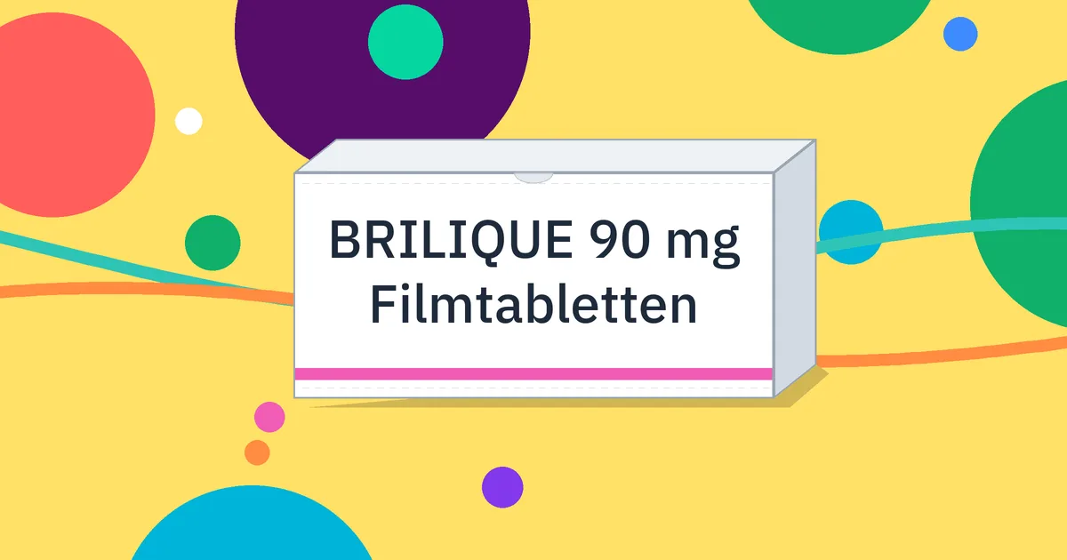 Symbolbild: Packung mit der Aufschrift BRILIQUE 90 mg Filmtabletten (PZN 20039263) – Verfügbarkeit und Bezug in Apotheken in Frankfurt am Main