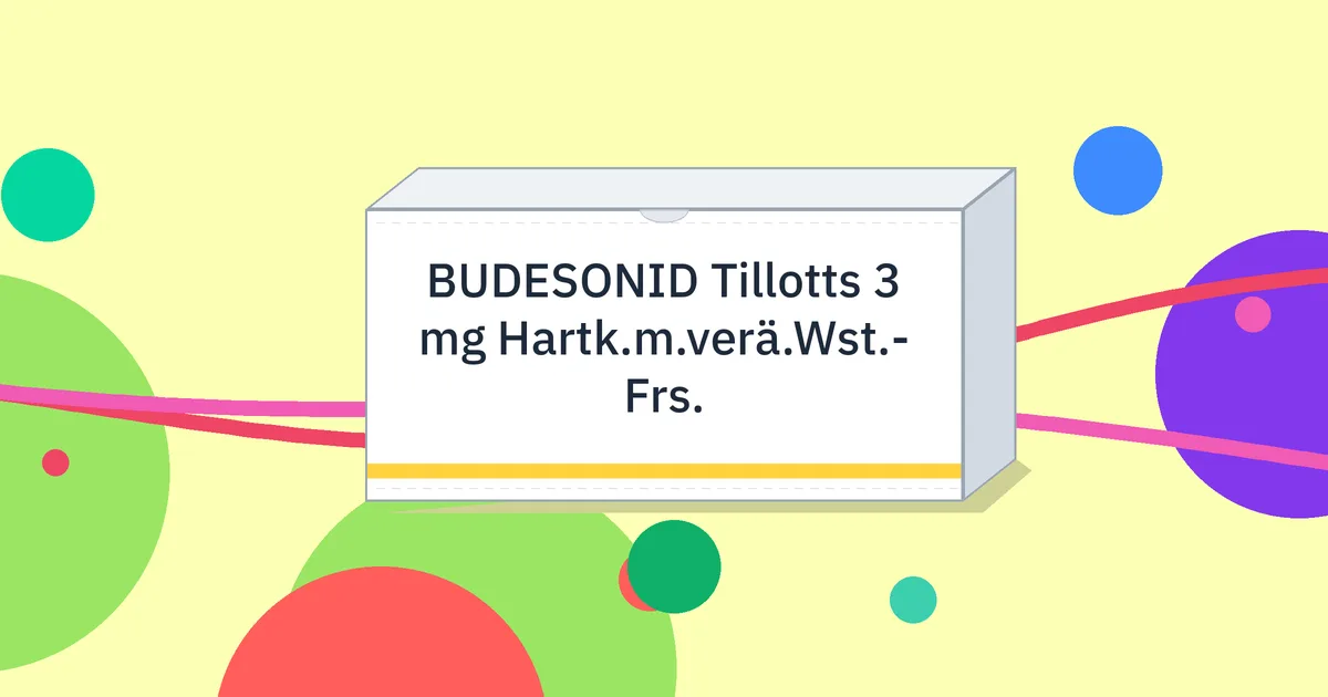 Symbolbild: Packung mit der Aufschrift BUDESONID Tillotts 3 mg Hartk.m.verä.Wst.-Frs. (PZN 18232515) – Verfügbarkeit und Bezug in Apotheken in Frankfurt am Main