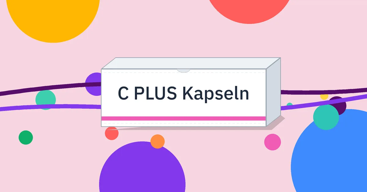 Symbolbild: Packung mit der Aufschrift C PLUS Kapseln (PZN 19469254) – Verfügbarkeit und Bezug in Apotheken in Frankfurt am Main