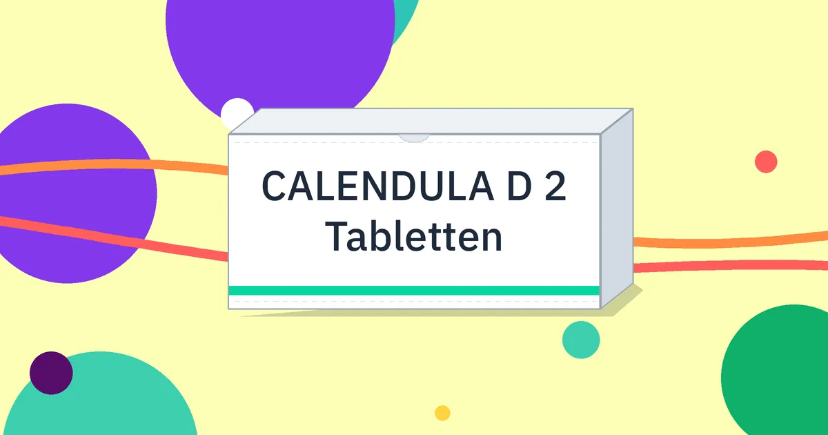 Symbolbild: Packung mit der Aufschrift CALENDULA D 2 Tabletten (PZN 02895515) – Verfügbarkeit und Bezug in Apotheken in Frankfurt am Main