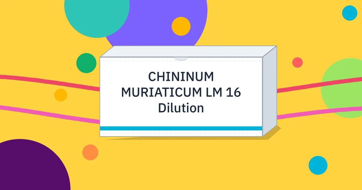 Symbolbild: Packung mit der Aufschrift CHININUM MURIATICUM LM 16 Dilution (PZN 12815167) – Verfügbarkeit und Bezug in Apotheken in Frankfurt am Main
