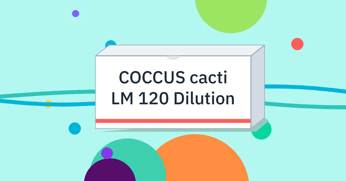 Symbolbild: Packung mit der Aufschrift COCCUS cacti LM 120 Dilution (PZN 12829318) – Verfügbarkeit und Bezug in Apotheken in Frankfurt am Main