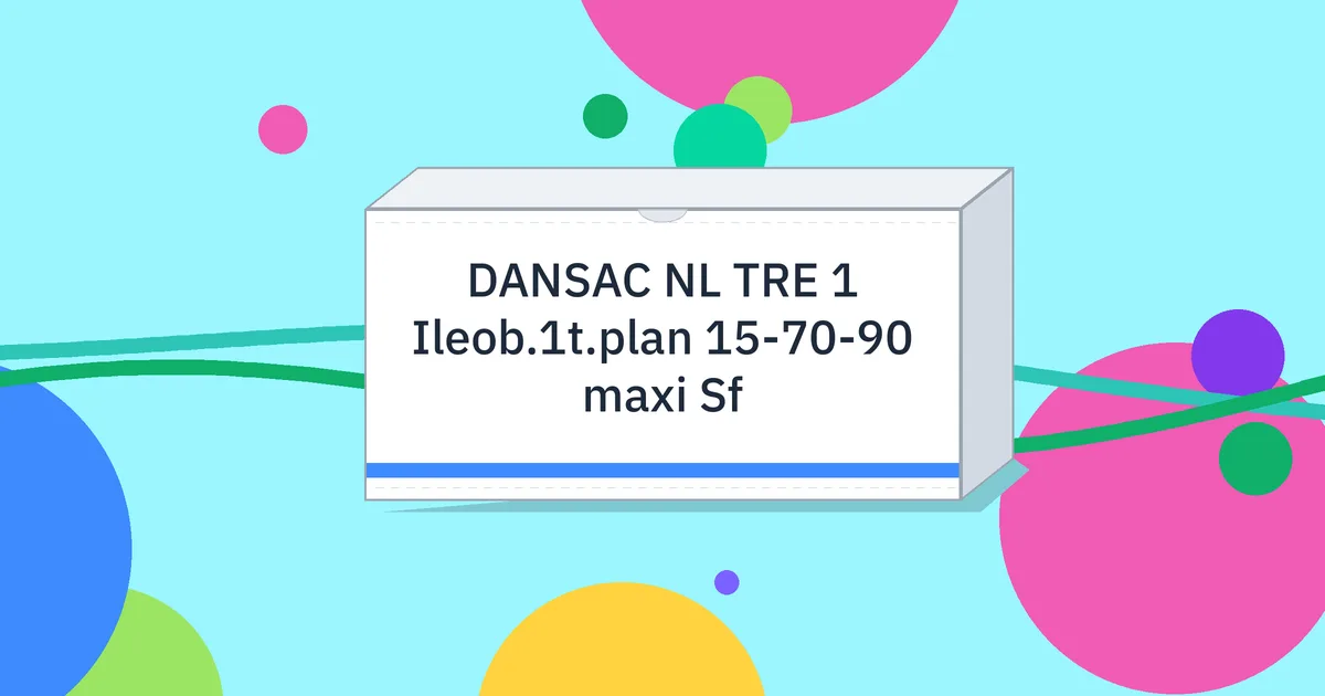 Symbolbild: Packung mit der Aufschrift DANSAC NL TRE 1 Ileob.1t.plan 15-70-90 maxi Sf (PZN 16196979) – Verfügbarkeit und Bezug in Apotheken in Frankfurt am Main