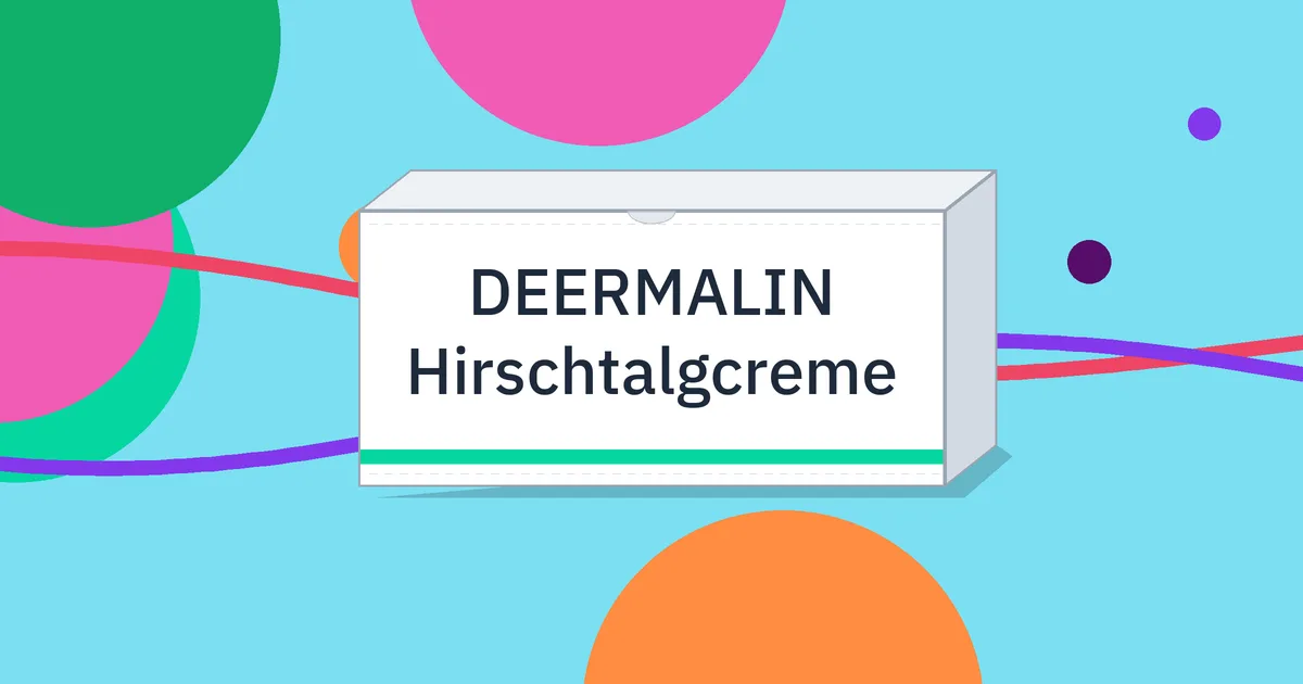 Symbolbild: Packung mit der Aufschrift DEERMALIN Hirschtalgcreme (PZN 17918854) – Verfügbarkeit und Bezug in Apotheken in Frankfurt am Main