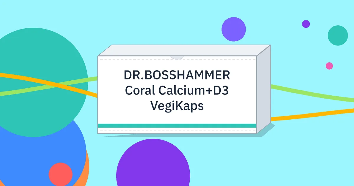 Symbolbild: Packung mit der Aufschrift DR.BOSSHAMMER Coral Calcium+D3 VegiKaps (PZN 04709793) – Verfügbarkeit und Bezug in Apotheken in Frankfurt am Main