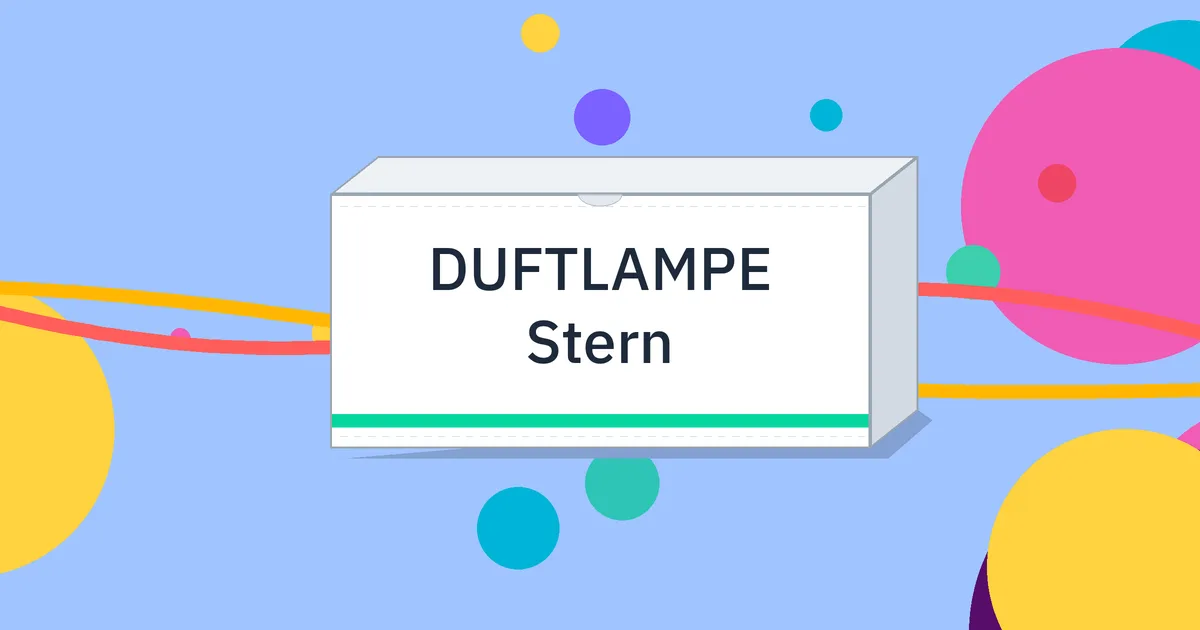Symbolbild: Packung mit der Aufschrift DUFTLAMPE Stern (PZN 00111739) – Verfügbarkeit und Bezug in Apotheken in Frankfurt am Main