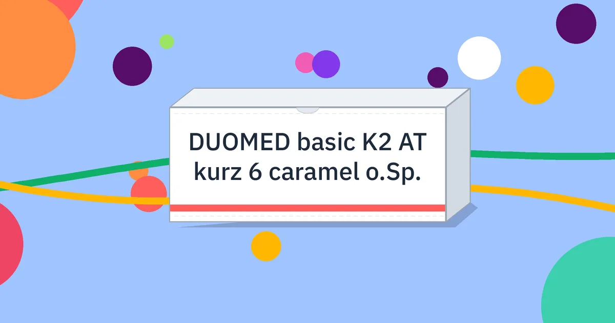 Symbolbild: Packung mit der Aufschrift DUOMED basic K2 AT kurz 6 caramel o.Sp. (PZN 20906300) – Verfügbarkeit und Bezug in Apotheken in Frankfurt am Main