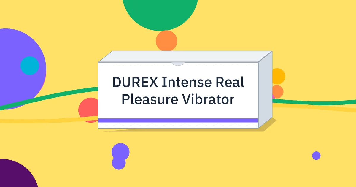 Symbolbild: Packung mit der Aufschrift DUREX Intense Real Pleasure Vibrator (PZN 13750205) – Verfügbarkeit und Bezug in Apotheken in Frankfurt am Main