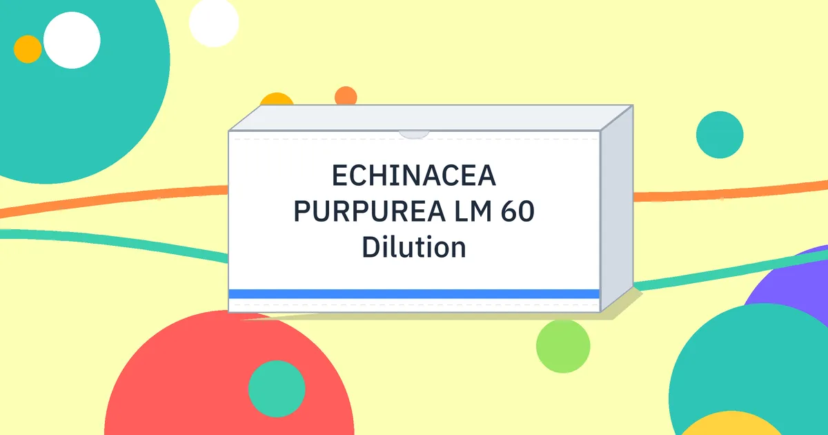 Symbolbild: Packung mit der Aufschrift ECHINACEA PURPUREA LM 60 Dilution (PZN 13468667) – Verfügbarkeit und Bezug in Apotheken in Frankfurt am Main