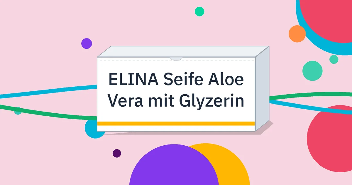 Symbolbild: Packung mit der Aufschrift ELINA Seife Aloe Vera mit Glyzerin (PZN 11728638) – Verfügbarkeit und Bezug in Apotheken in Frankfurt am Main