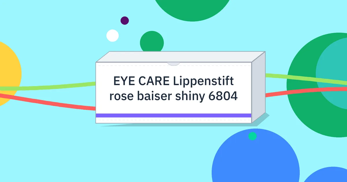 Symbolbild: Packung mit der Aufschrift EYE CARE Lippenstift rose baiser shiny 6804 (PZN 19690697) – Verfügbarkeit und Bezug in Apotheken in Frankfurt am Main