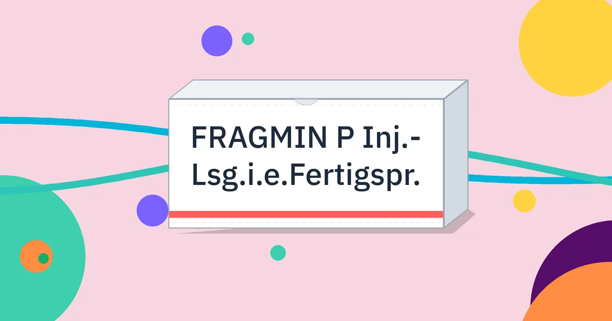 Symbolbild: Packung mit der Aufschrift FRAGMIN P Inj.-Lsg.i.e.Fertigspr. (PZN 00657131) – Verfügbarkeit und Bezug in Apotheken in Frankfurt am Main