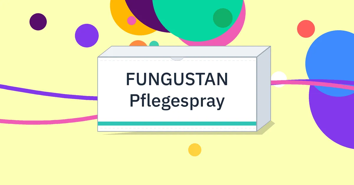 Symbolbild: Packung mit der Aufschrift FUNGUSTAN Pflegespray (PZN 19469194) – Verfügbarkeit und Bezug in Apotheken in Frankfurt am Main