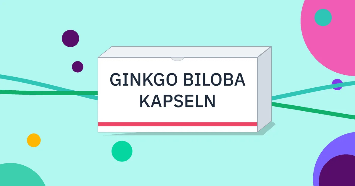 Symbolbild: Packung mit der Aufschrift GINKGO BILOBA KAPSELN (PZN 00603566) – Verfügbarkeit und Bezug in Apotheken in Frankfurt am Main