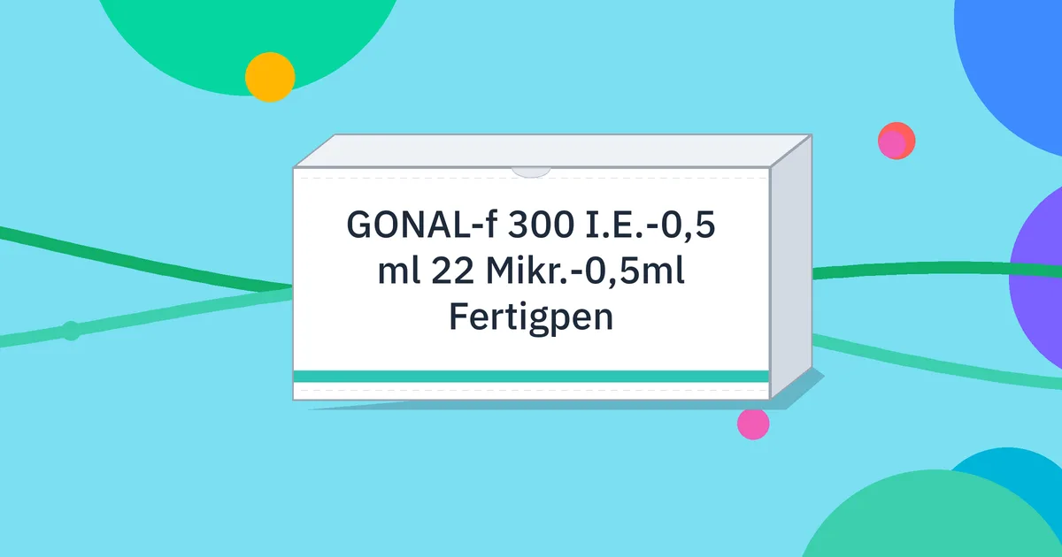 Symbolbild: Packung mit der Aufschrift GONAL-f 300 I.E.-0,5 ml 22 Mikr.-0,5ml Fertigpen (PZN 13589201) – Verfügbarkeit und Bezug in Apotheken in Frankfurt am Main