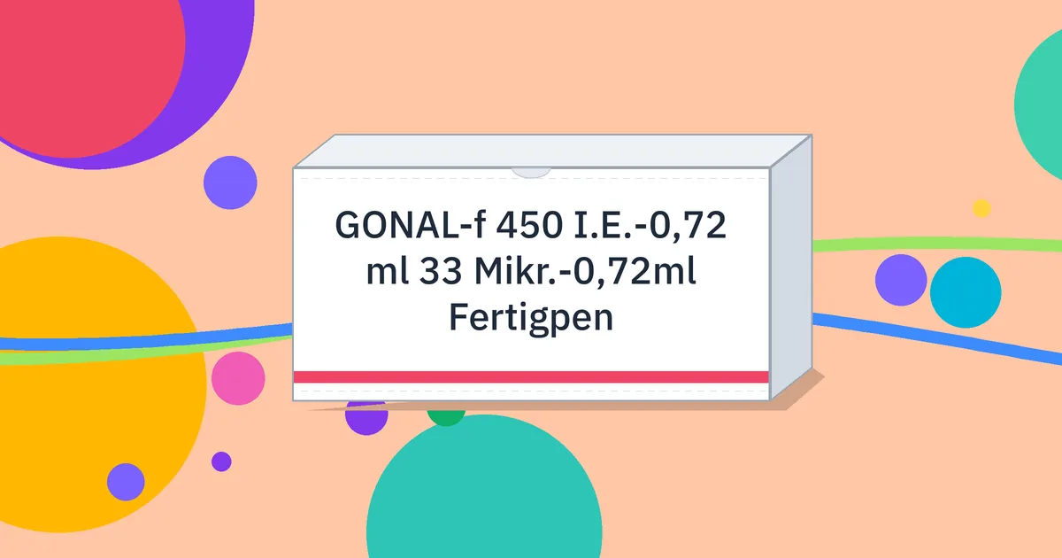Symbolbild: Packung mit der Aufschrift GONAL-f 450 I.E.-0,72 ml 33 Mikr.-0,72ml Fertigpen (PZN 19416743) – Verfügbarkeit und Bezug in Apotheken in Frankfurt am Main