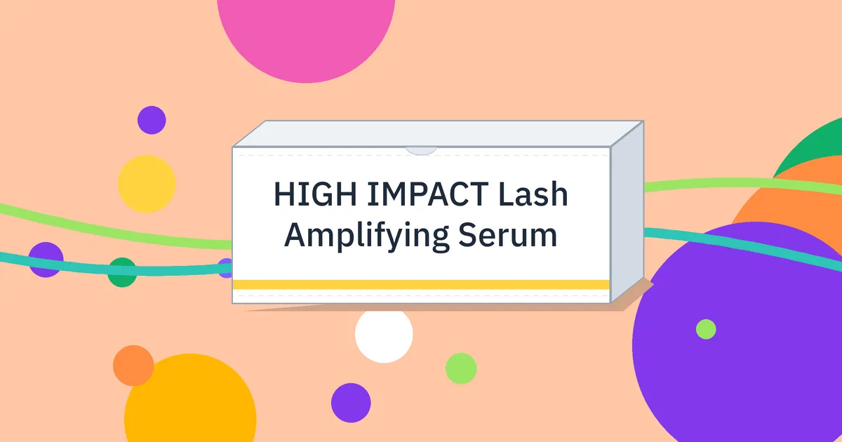 Symbolbild: Packung mit der Aufschrift HIGH IMPACT Lash Amplifying Serum (PZN 18895836) – Verfügbarkeit und Bezug in Apotheken in Frankfurt am Main