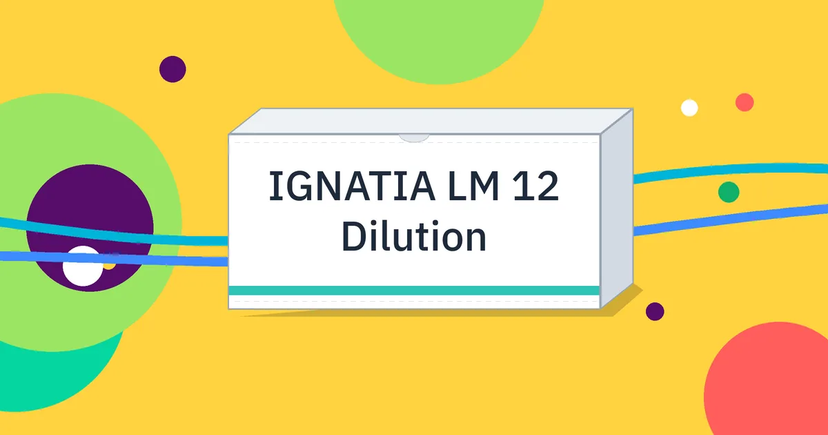 Symbolbild: Packung mit der Aufschrift IGNATIA LM 12 Dilution (PZN 02602281) – Verfügbarkeit und Bezug in Apotheken in Frankfurt am Main