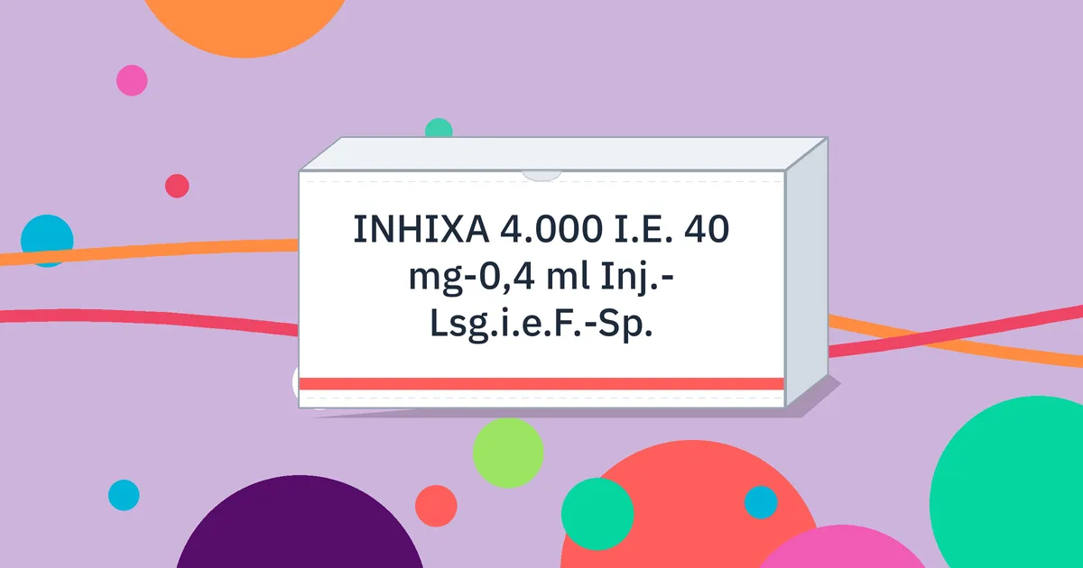 Symbolbild: Packung mit der Aufschrift INHIXA 4.000 I.E. 40 mg-0,4 ml Inj.-Lsg.i.e.F.-Sp. (PZN 14050929) – Verfügbarkeit und Bezug in Apotheken in Frankfurt am Main
