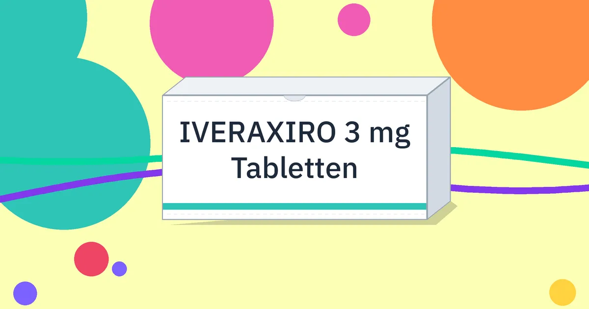 Symbolbild: Packung mit der Aufschrift IVERAXIRO 3 mg Tabletten (PZN 19196342) – Verfügbarkeit und Bezug in Apotheken in Frankfurt am Main