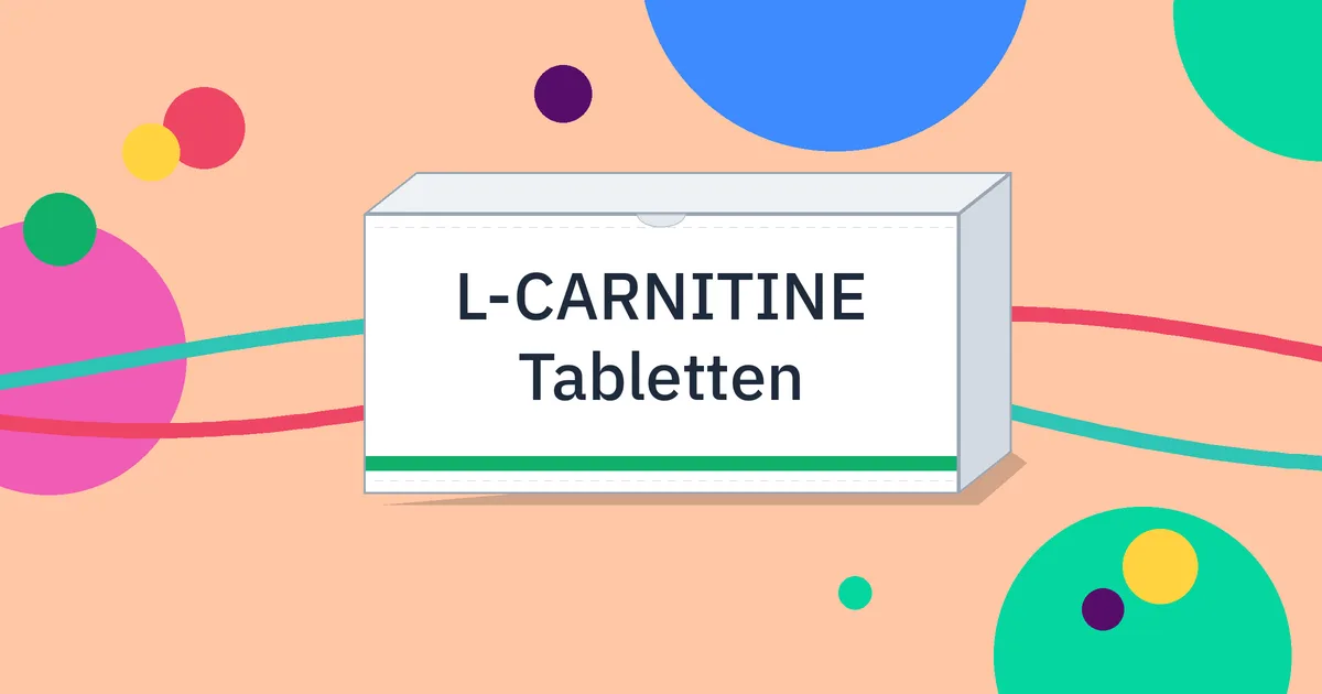 Symbolbild: Packung mit der Aufschrift L-CARNITINE Tabletten (PZN 02235061) – Verfügbarkeit und Bezug in Apotheken in Frankfurt am Main