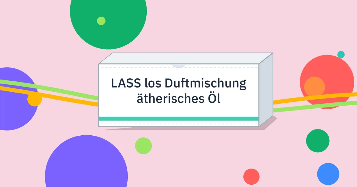 Symbolbild: Packung mit der Aufschrift LASS los Duftmischung ätherisches Öl (PZN 15394559) – Verfügbarkeit und Bezug in Apotheken in Frankfurt am Main