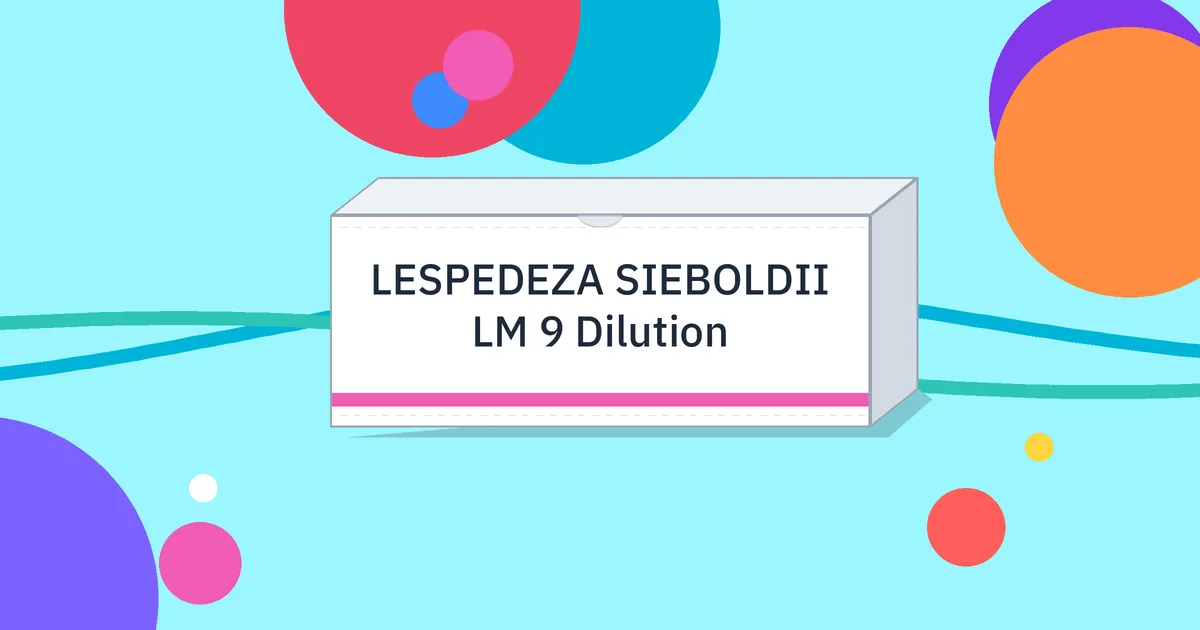 Symbolbild: Packung mit der Aufschrift LESPEDEZA SIEBOLDII LM 9 Dilution (PZN 13527737) – Verfügbarkeit und Bezug in Apotheken in Frankfurt am Main