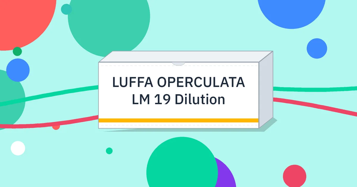 Symbolbild: Packung mit der Aufschrift LUFFA OPERCULATA LM 19 Dilution (PZN 12933406) – Verfügbarkeit und Bezug in Apotheken in Frankfurt am Main