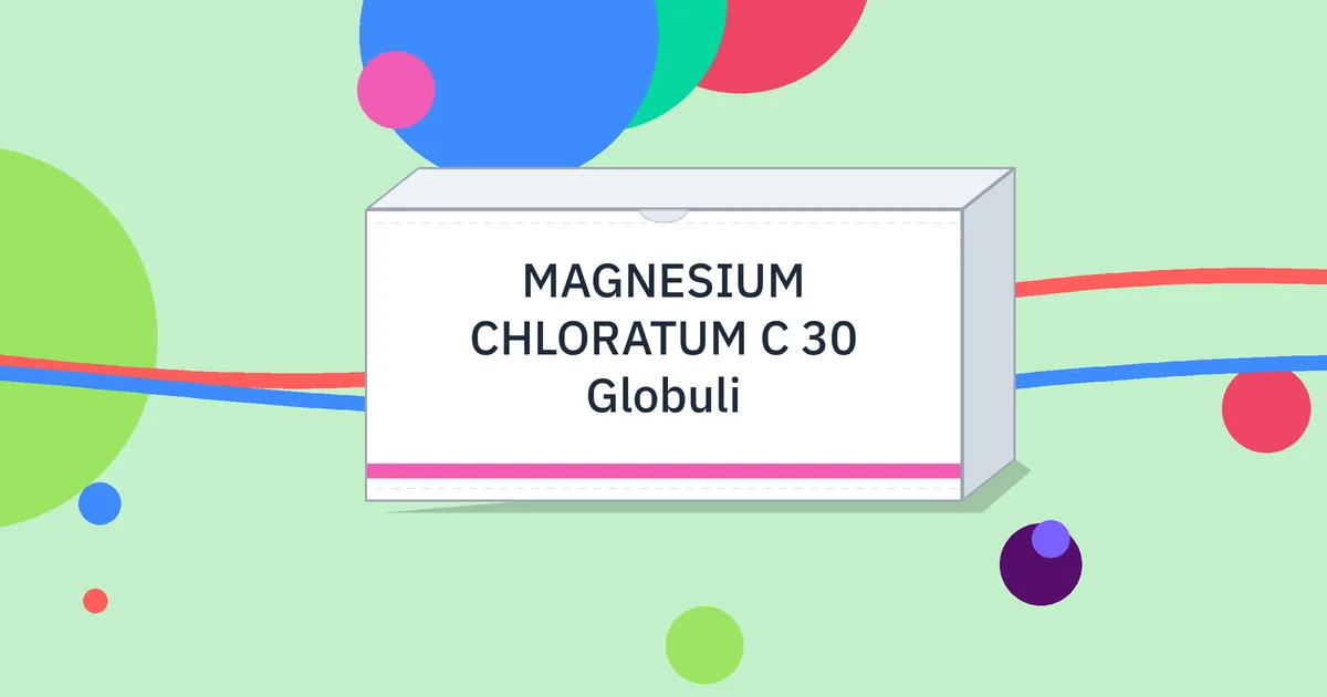 Symbolbild: Packung mit der Aufschrift MAGNESIUM CHLORATUM C 30 Globuli (PZN 04225753) – Verfügbarkeit und Bezug in Apotheken in Frankfurt am Main
