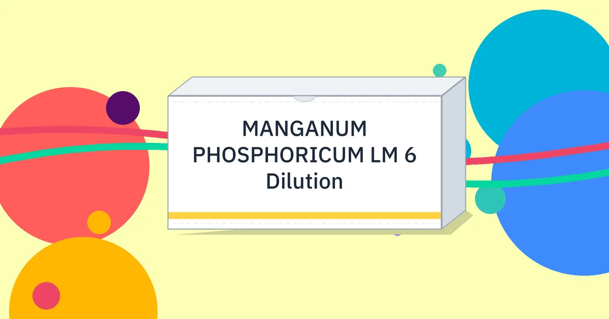 Symbolbild: Packung mit der Aufschrift MANGANUM PHOSPHORICUM LM 6 Dilution (PZN 12945473) – Verfügbarkeit und Bezug in Apotheken in Frankfurt am Main