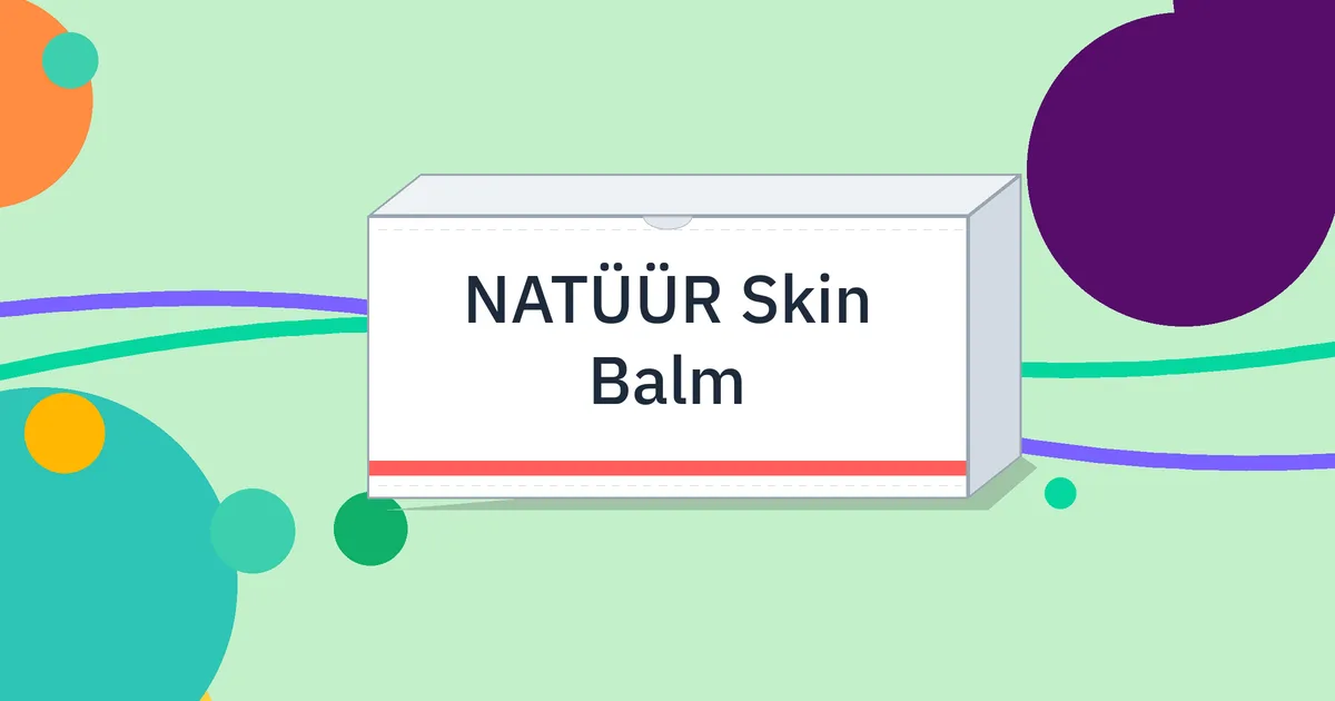 Symbolbild: Packung mit der Aufschrift NATÜÜR Skin Balm (PZN 20177315) – Verfügbarkeit und Bezug in Apotheken in Frankfurt am Main