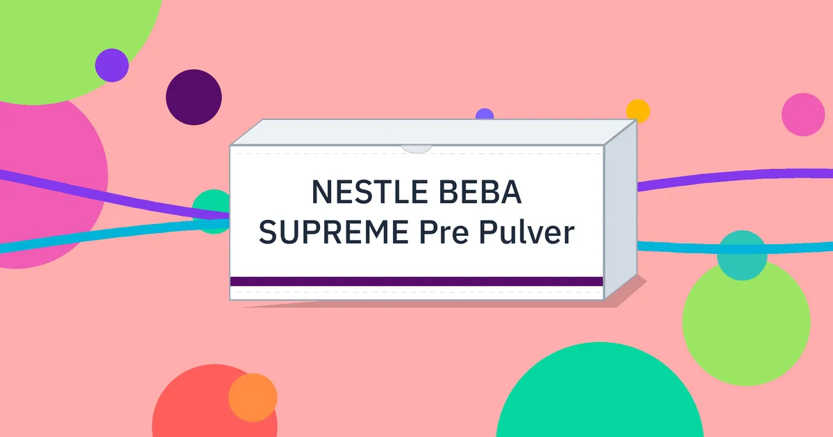 Symbolbild: Packung mit der Aufschrift NESTLE BEBA SUPREME Pre Pulver (PZN 18886688) – Verfügbarkeit und Bezug in Apotheken in Frankfurt am Main