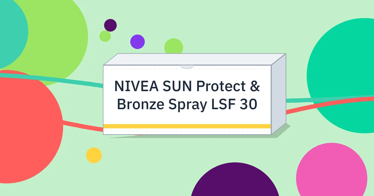 Symbolbild: Packung mit der Aufschrift NIVEA SUN Protect & Bronze Spray LSF 30 (PZN 11327276) – Verfügbarkeit und Bezug in Apotheken in Frankfurt am Main