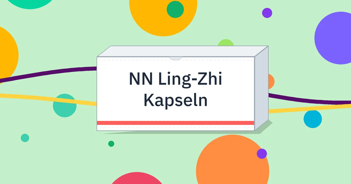 Symbolbild: Packung mit der Aufschrift NN Ling-Zhi Kapseln (PZN 15321537) – Verfügbarkeit und Bezug in Apotheken in Frankfurt am Main
