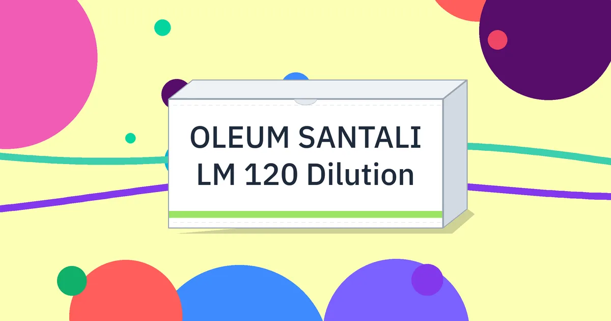 Symbolbild: Packung mit der Aufschrift OLEUM SANTALI LM 120 Dilution (PZN 13623607) – Verfügbarkeit und Bezug in Apotheken in Frankfurt am Main