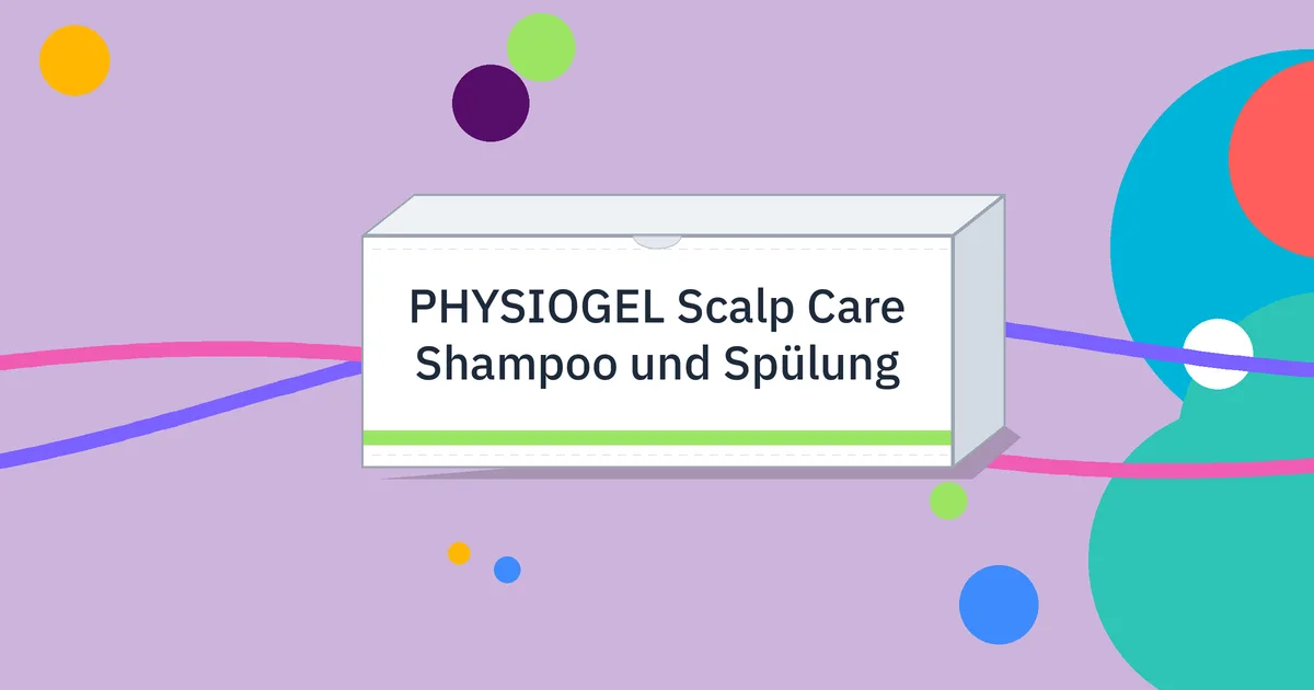 Symbolbild: Packung mit der Aufschrift PHYSIOGEL Scalp Care Shampoo und Spülung (PZN 13911921) – Verfügbarkeit und Bezug in Apotheken in Frankfurt am Main