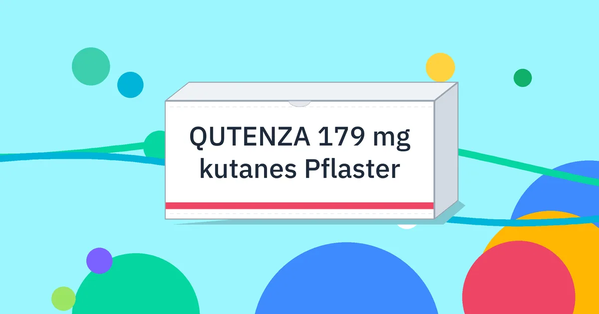 Symbolbild: Packung mit der Aufschrift QUTENZA 179 mg kutanes Pflaster (PZN 06145538) – Verfügbarkeit und Bezug in Apotheken in Frankfurt am Main